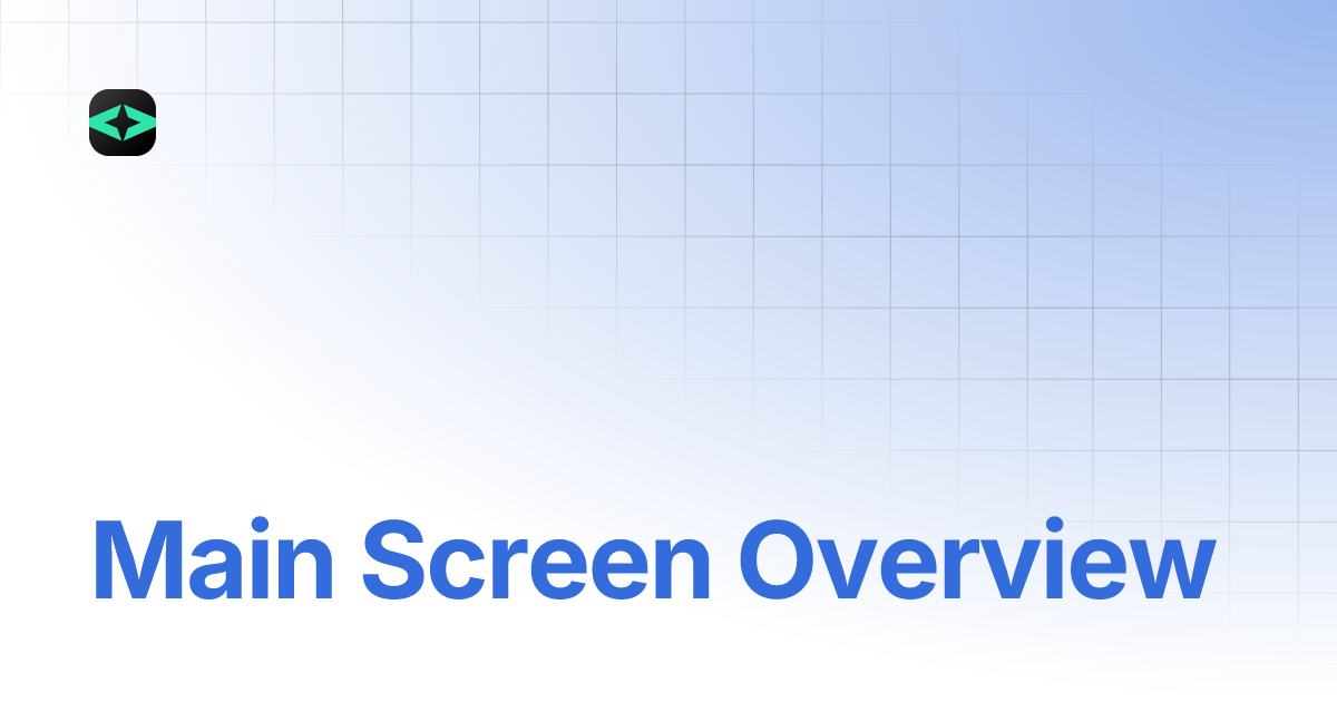 Main Screen Overview | Quolsen Trade